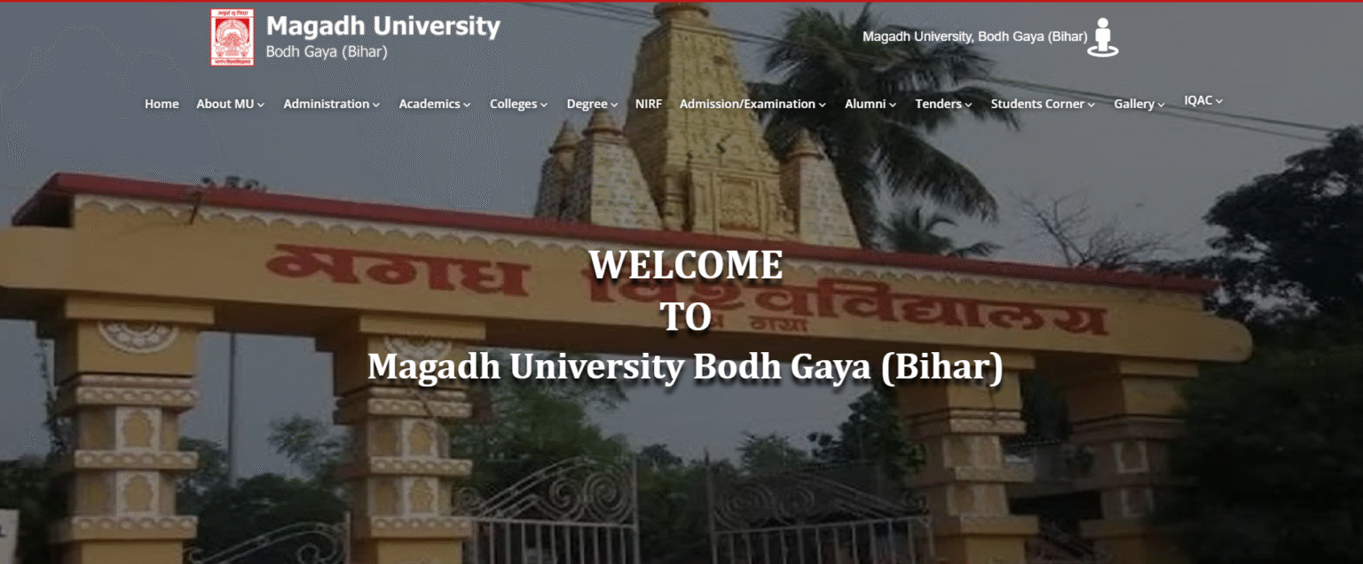 Magadh University UG Session 2026-30 Admission 2026 Apply Online best ...